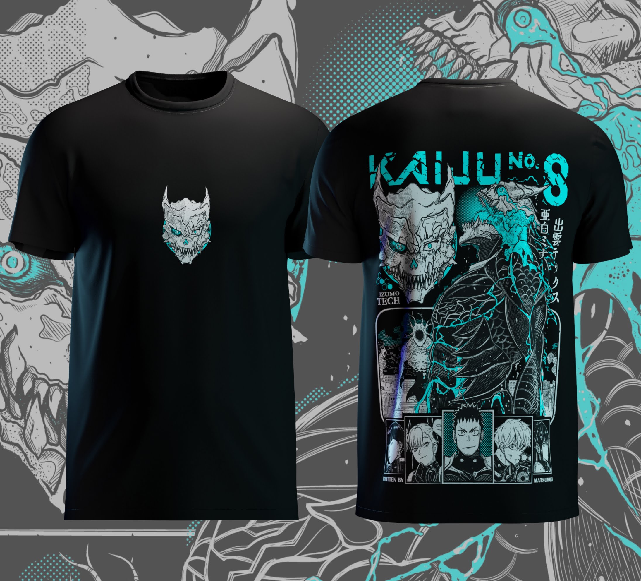 CAMISETA NEXT LEVEK KAIJU No. 8 V2 - Console Corp